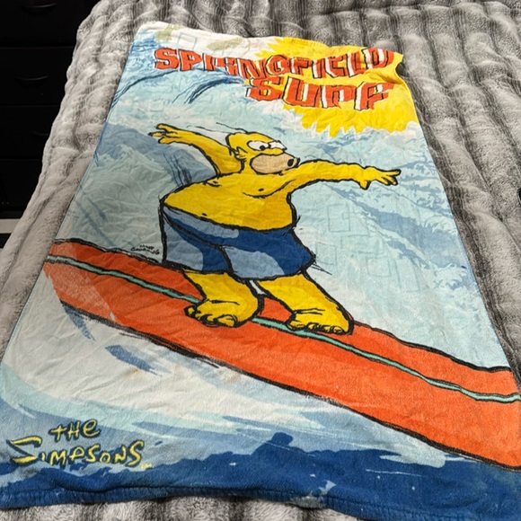 The Simpsons | Bath | Vintage Simpsons Beach Towel | Poshmark